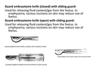 obstetrical instruments.pptx | First Aid | Injuries