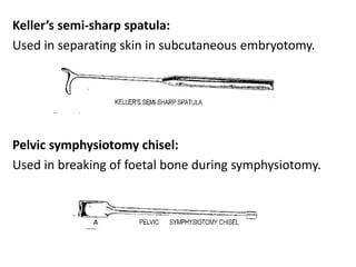 obstetrical instruments.pptx | First Aid | Injuries