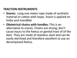 obstetrical instruments.pptx | First Aid | Injuries