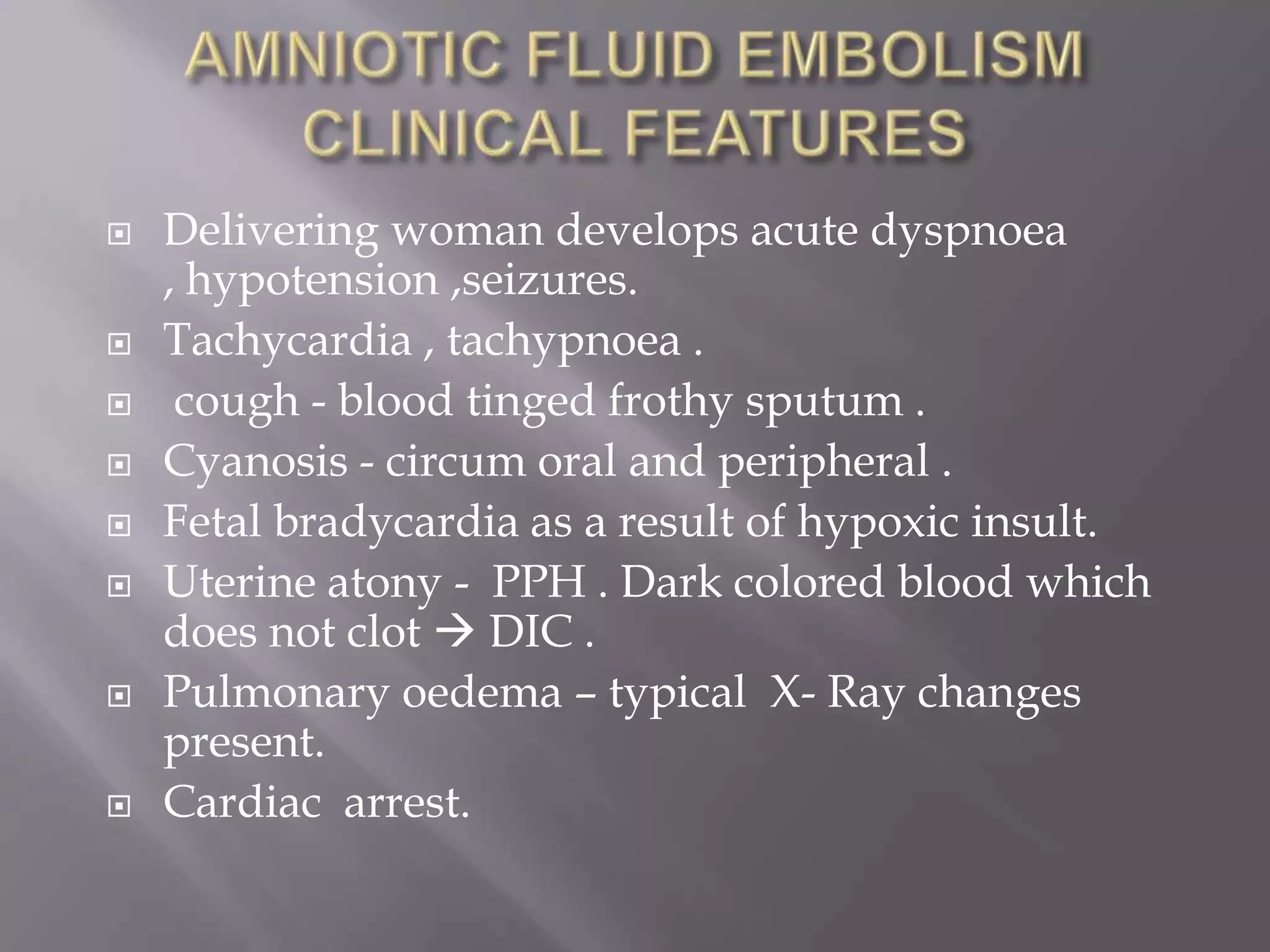 Obstetrical shock | PPTX
