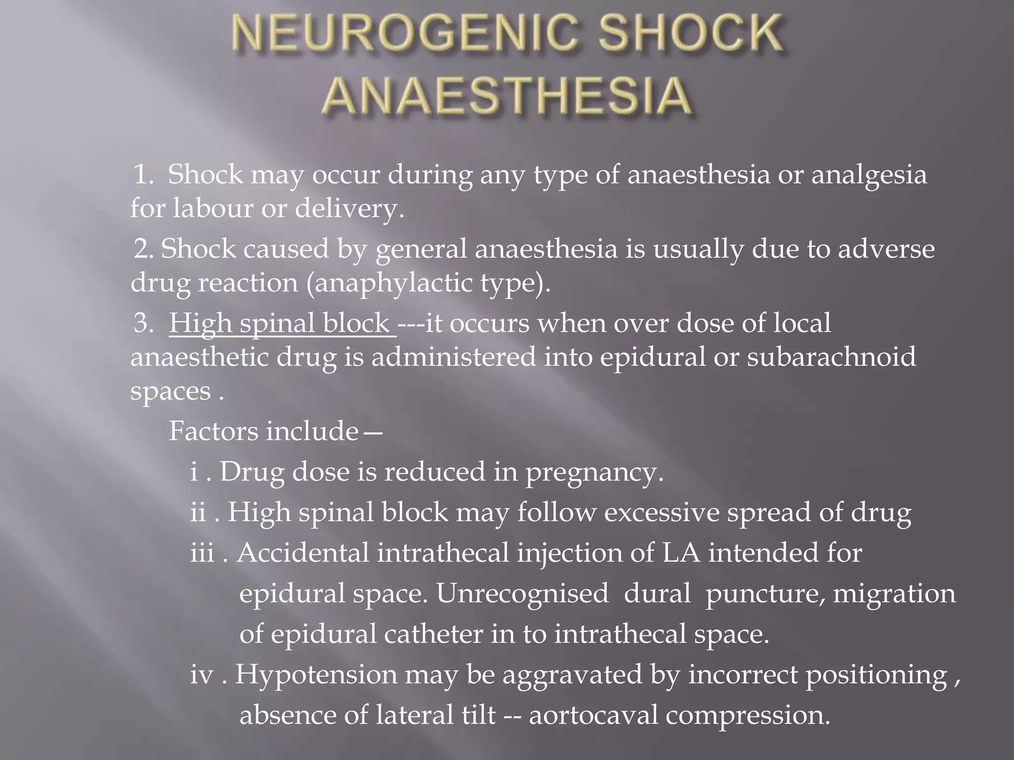 Obstetrical shock | PPTX