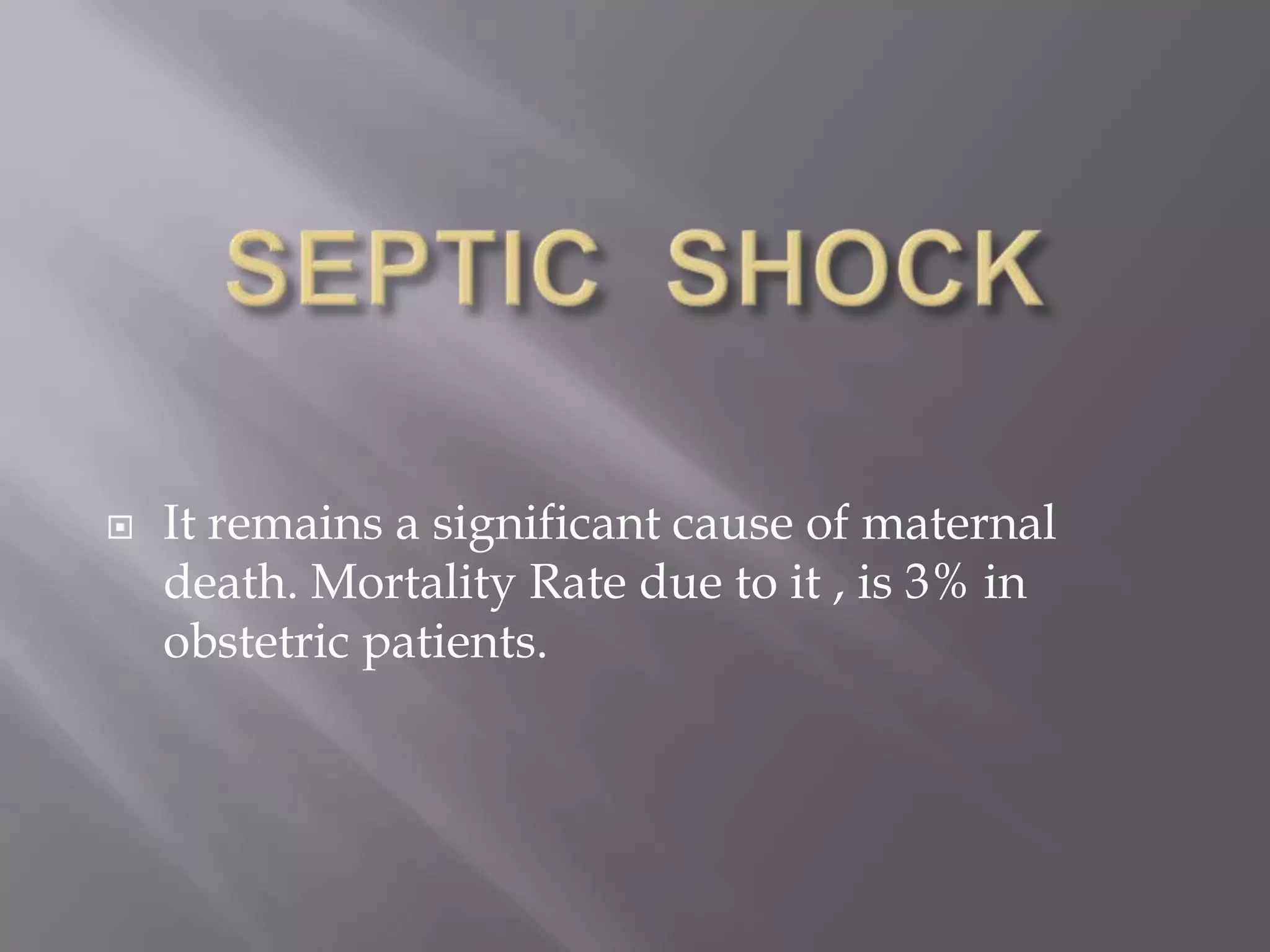 Obstetrical shock | PPTX
