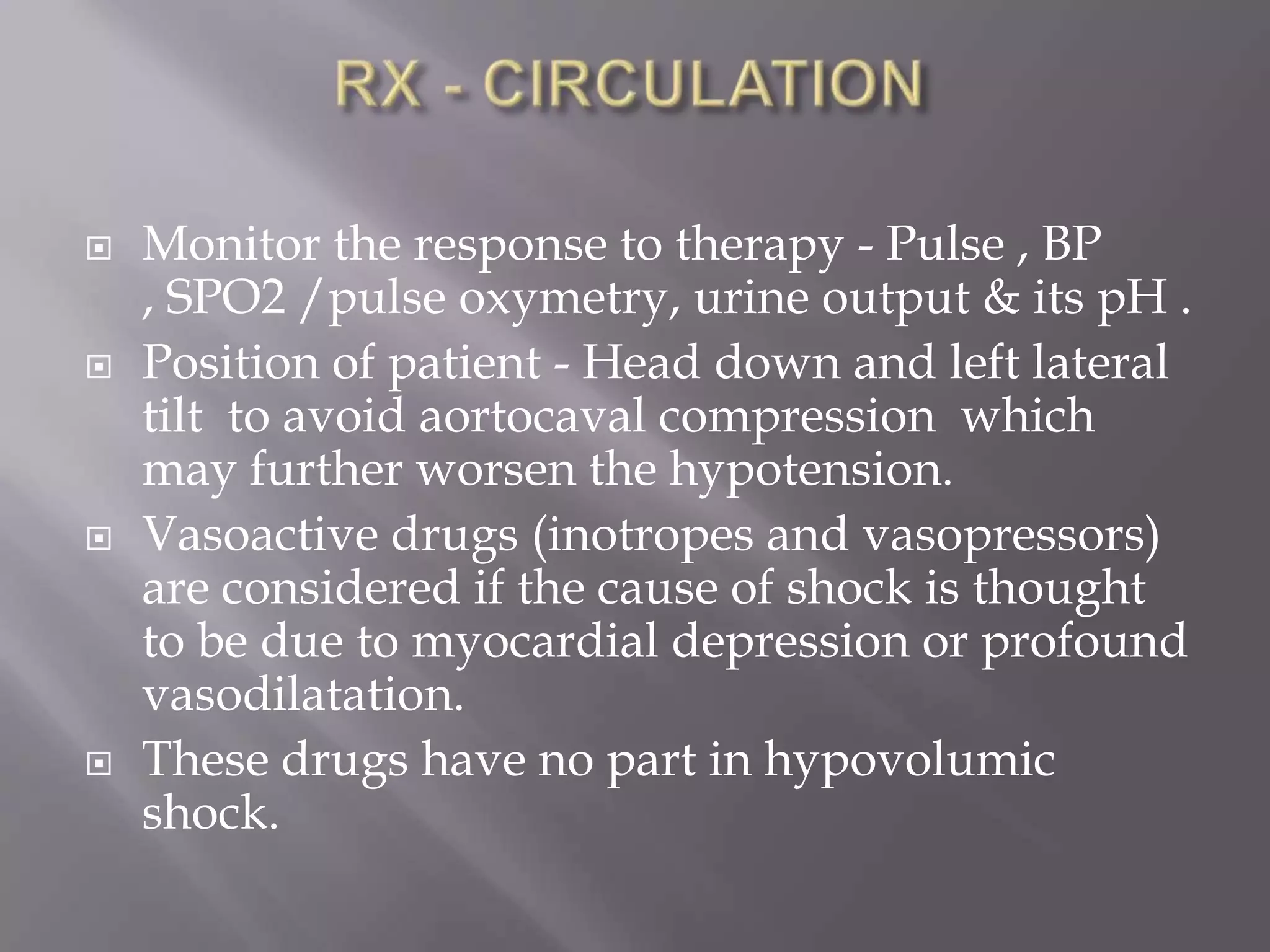Obstetrical shock | PPTX