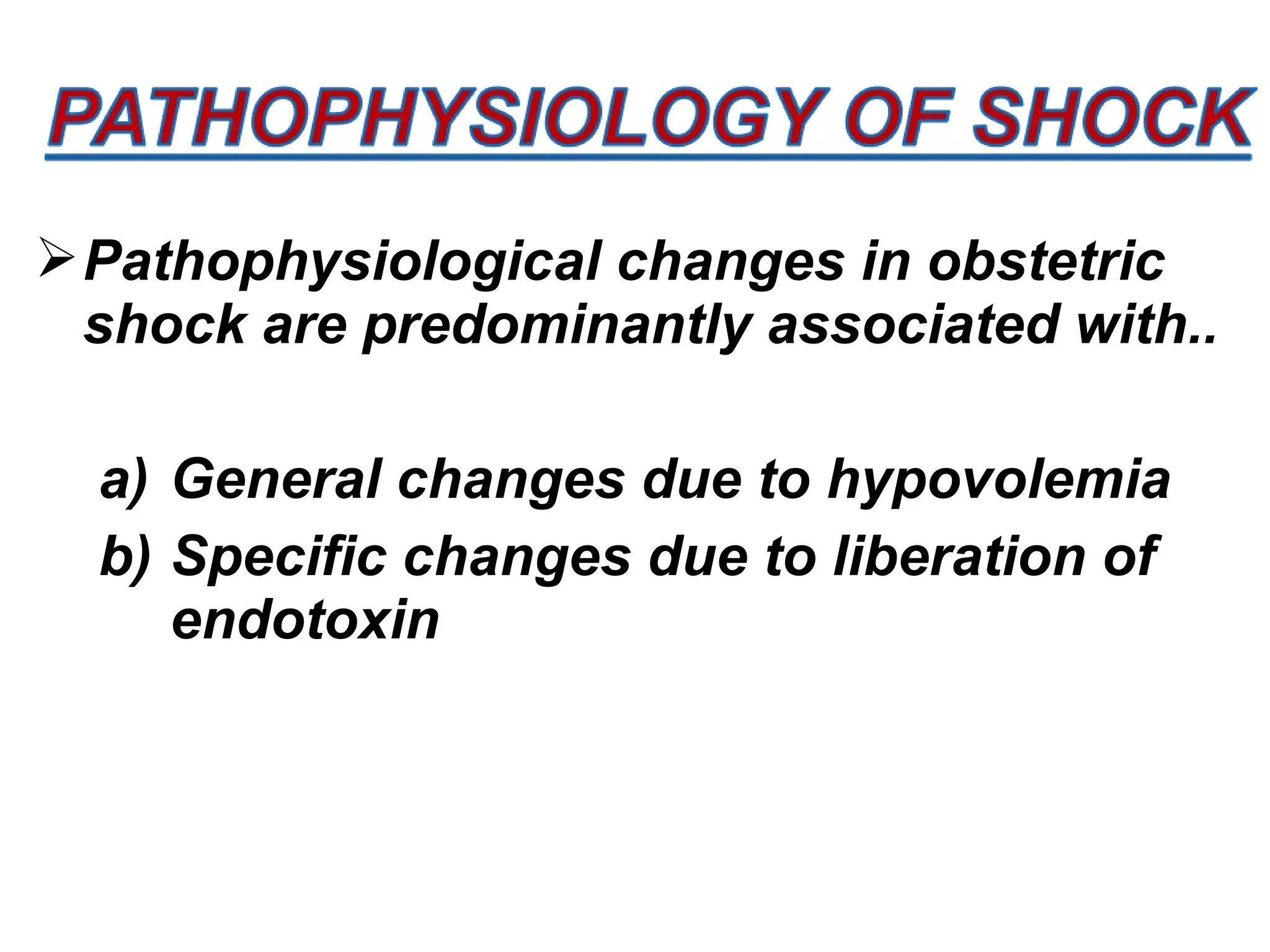 Obstetrical shock | PPT