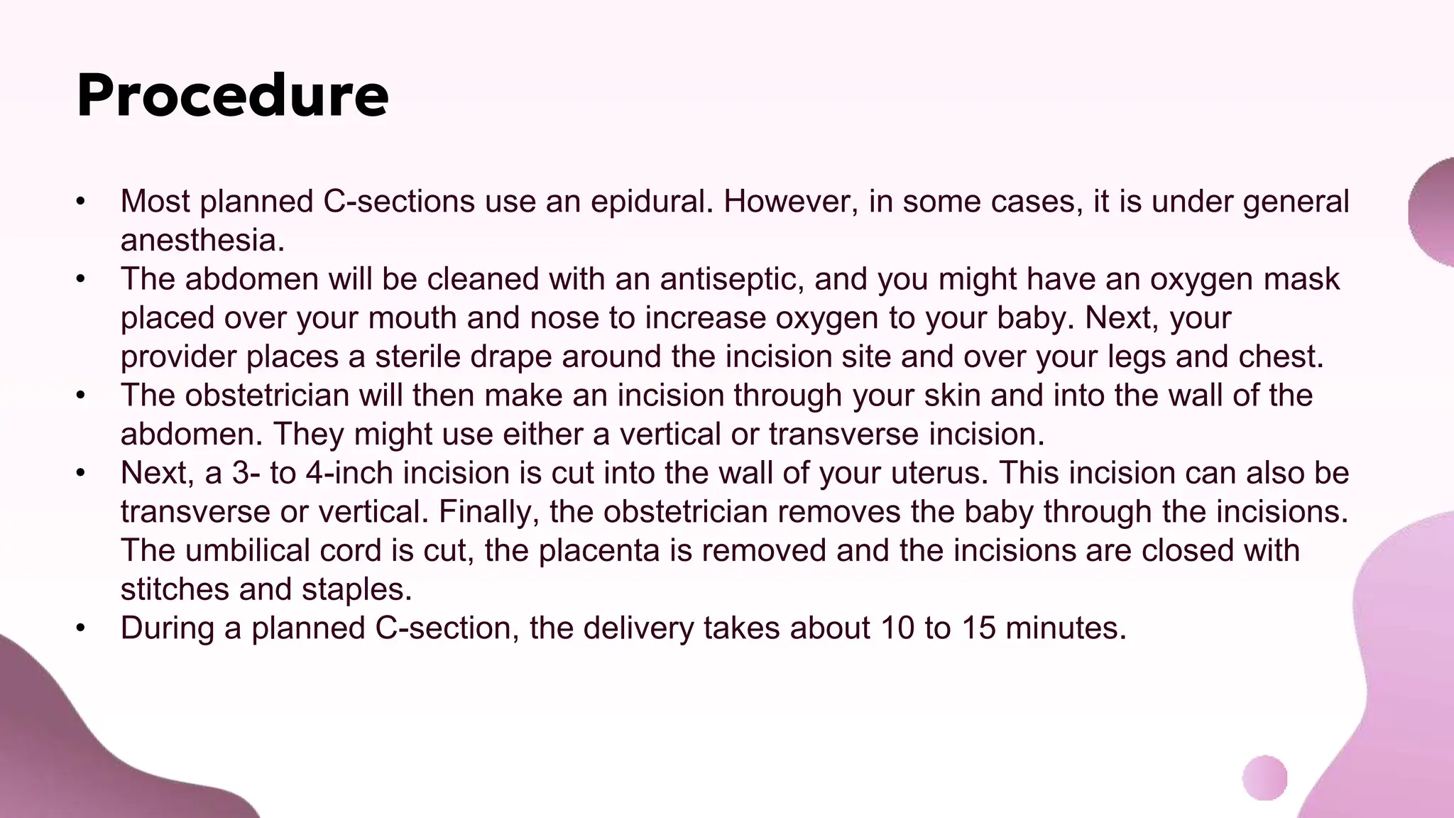 Obstetrical Surgeries - Operative vaginal deliveries are accomplished ...