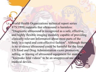 Obstetrical ultrasound | PPTX