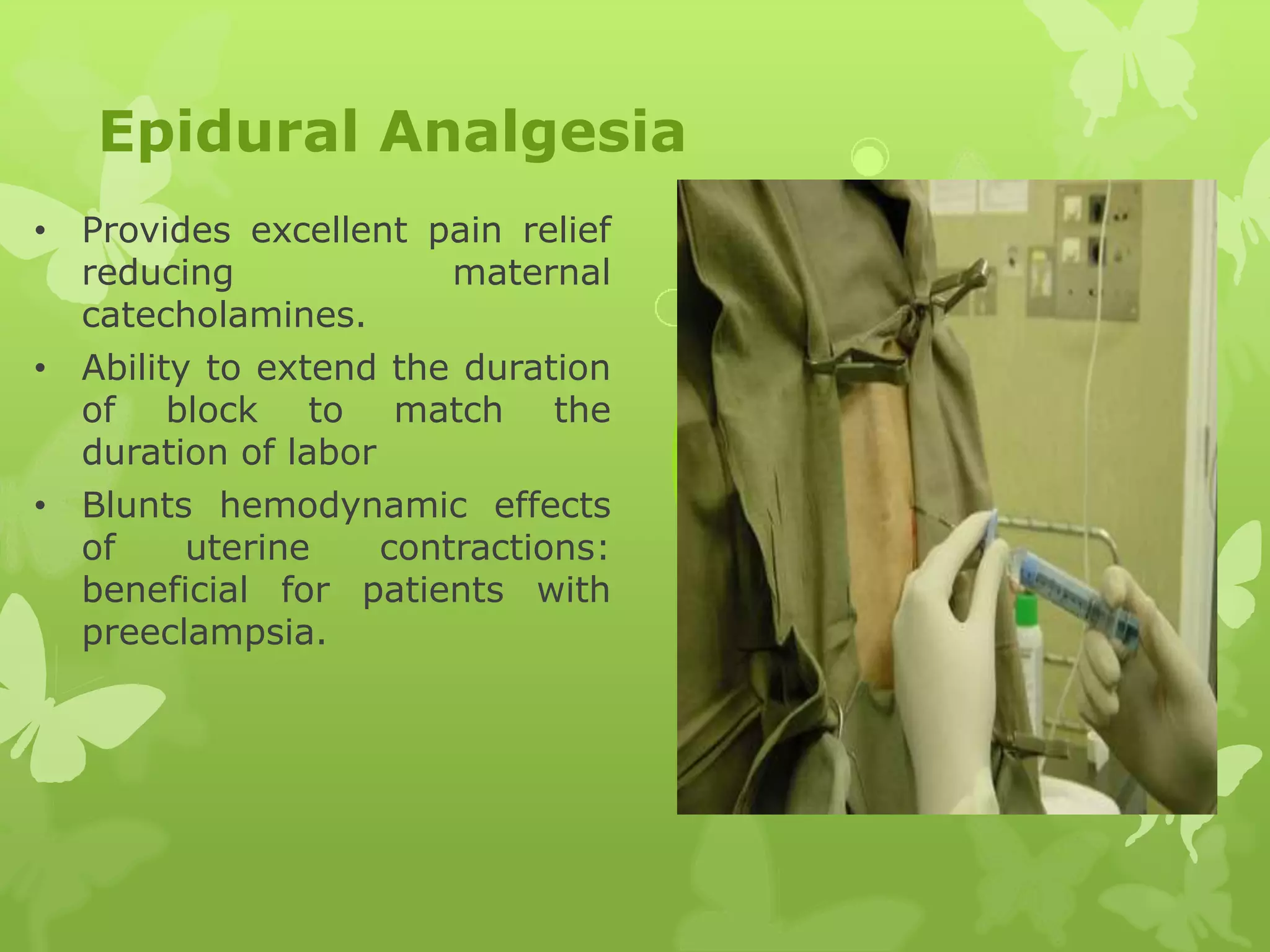 Obstetric anaesthesia and analgesia | PPTX