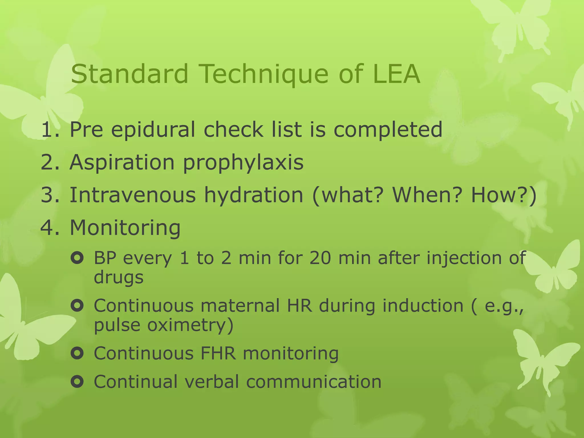 Obstetric anaesthesia and analgesia | PPTX