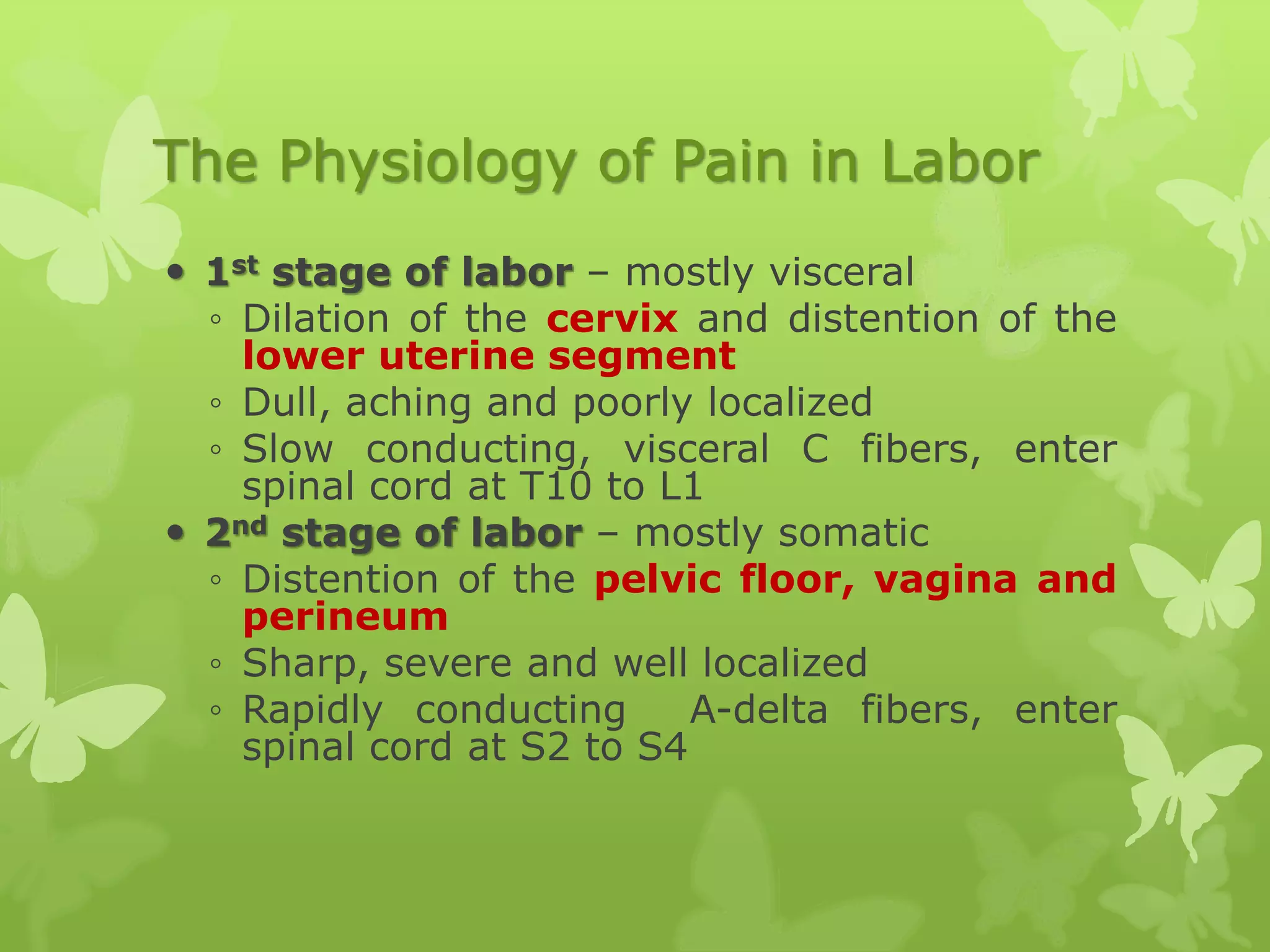 Obstetric anaesthesia and analgesia | PPTX