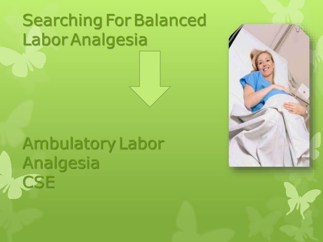 Obstetric anaesthesia and analgesia | PPTX