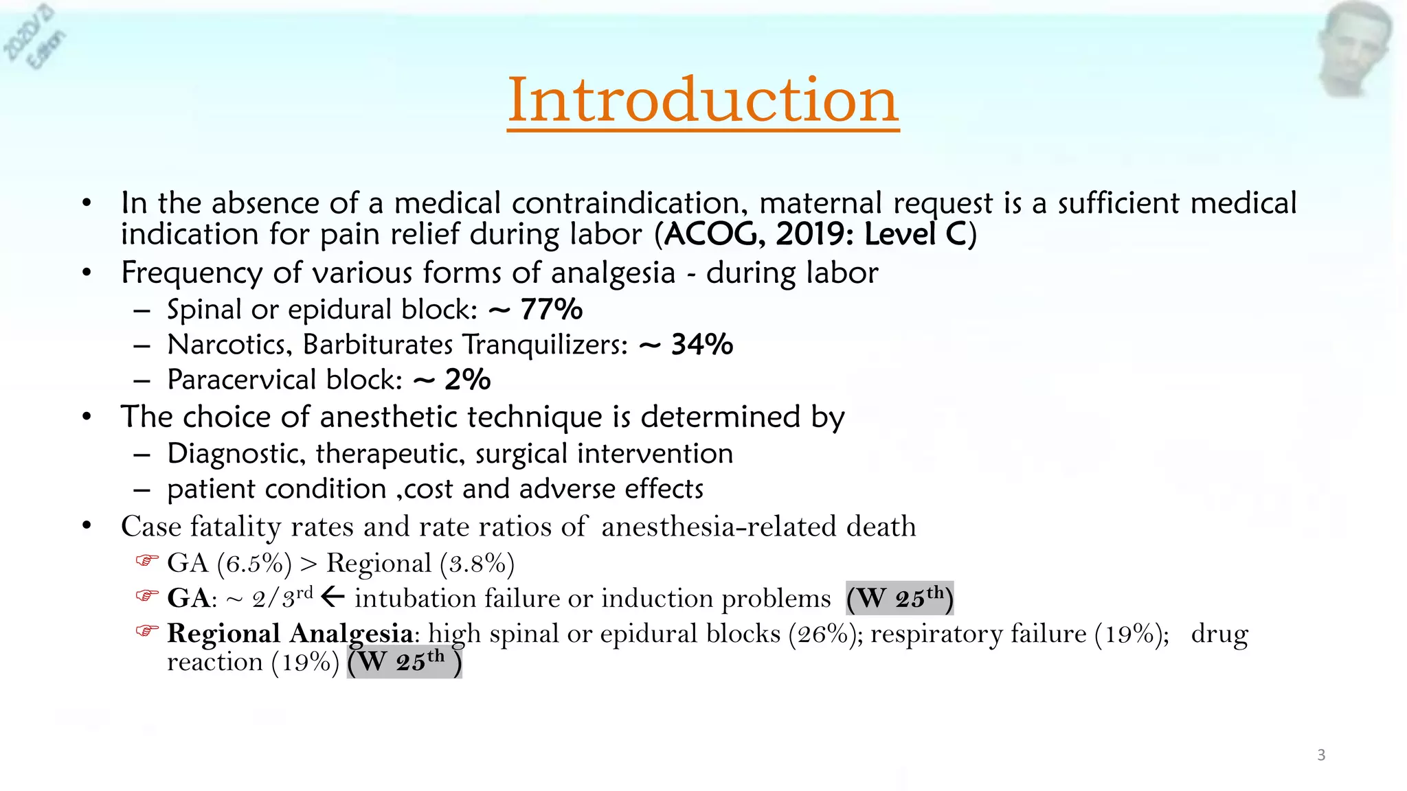Obstetric analgesia and anesthesia 2021 | PDF