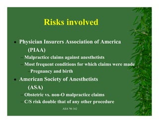 Obstetricanesthesia(1) | PDF