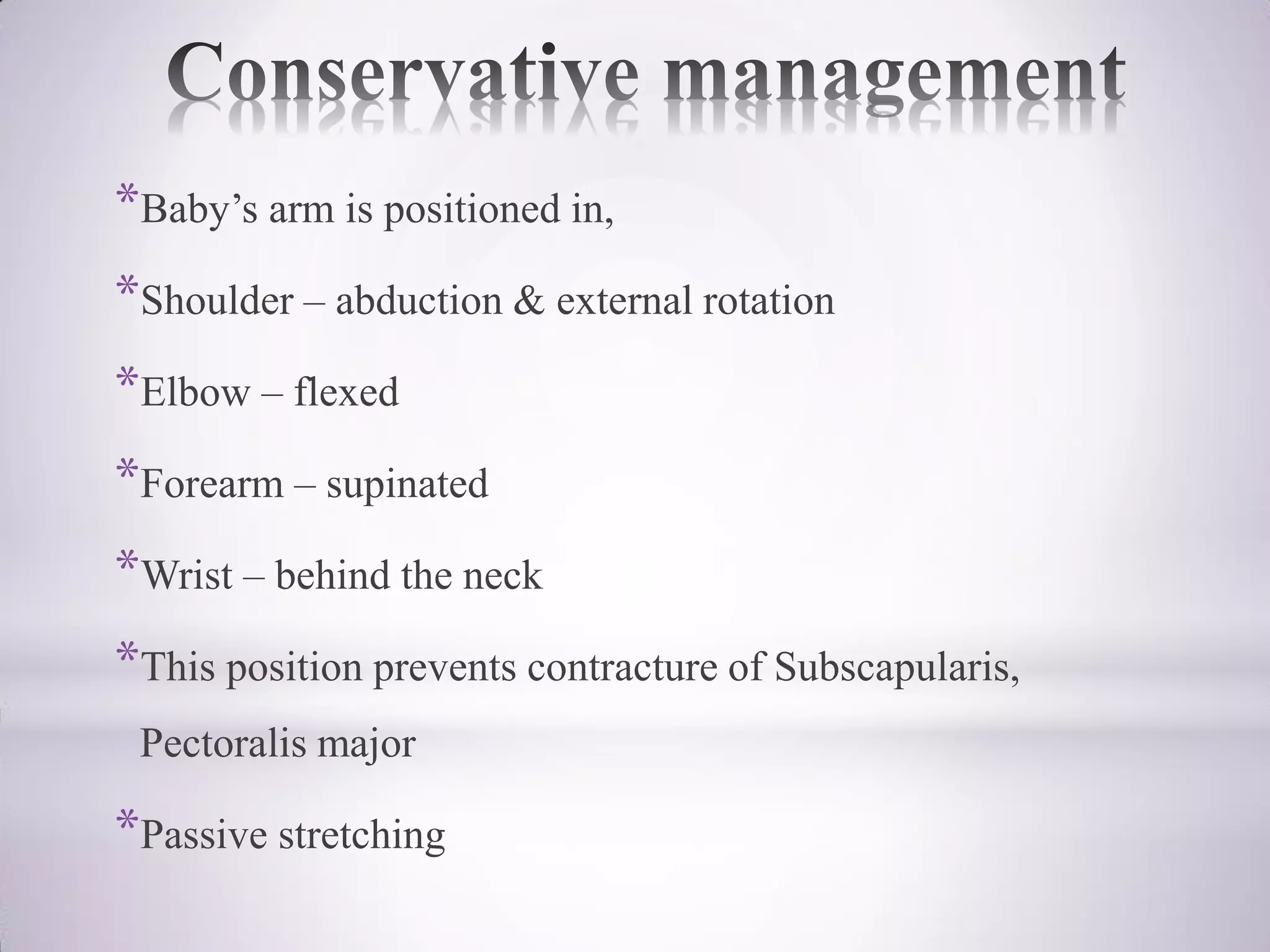 Obstetric brachial plexus injury (OBPI) | PDF