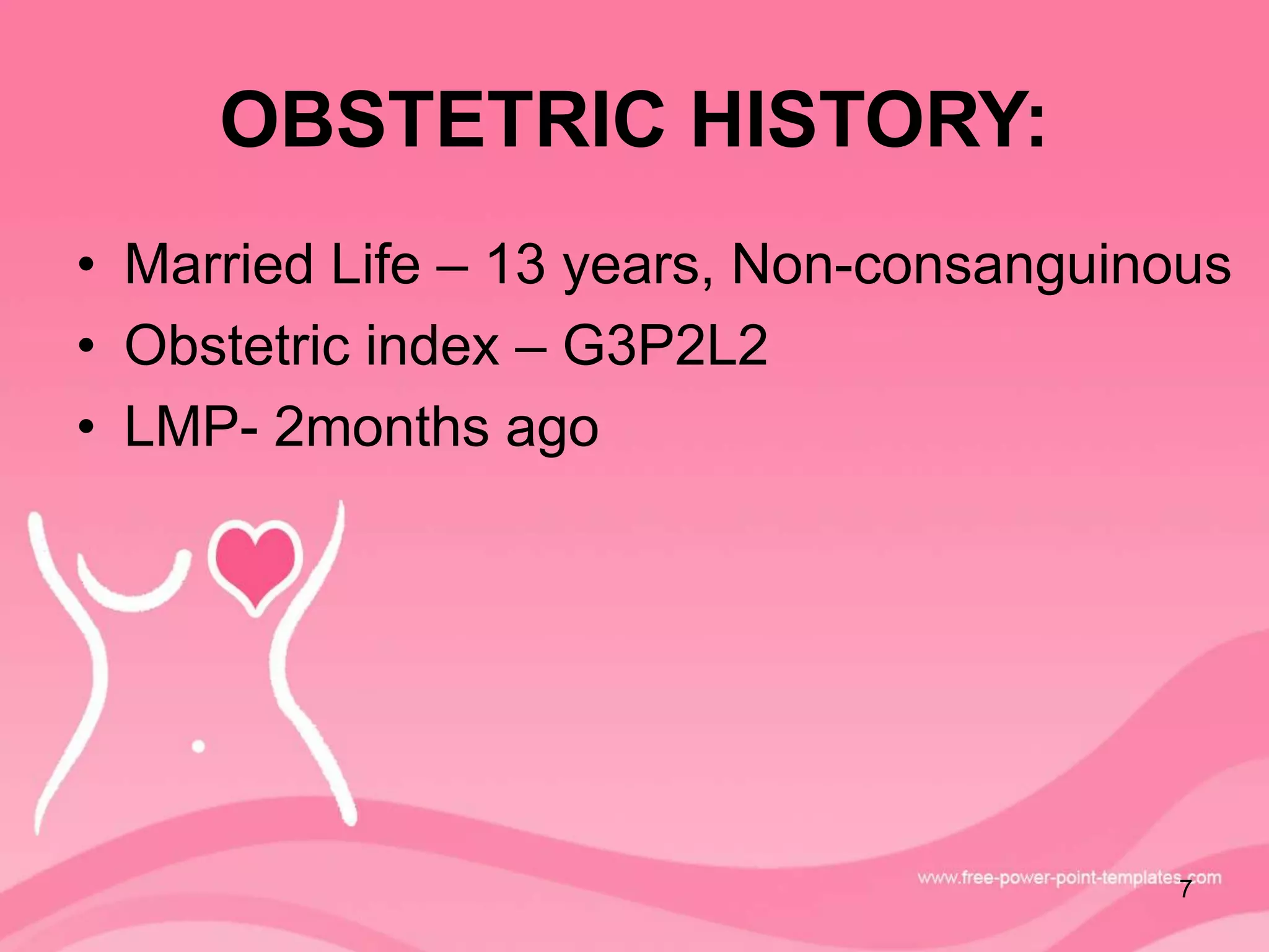 Obstetric case study | PPTX
