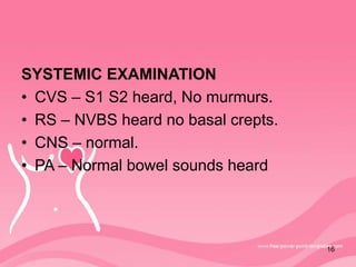 Obstetric case study | PPTX