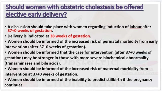 Obstetric cholestasis | PPTX