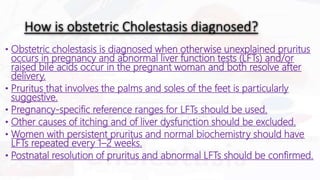 Obstetric cholestasis | PPTX
