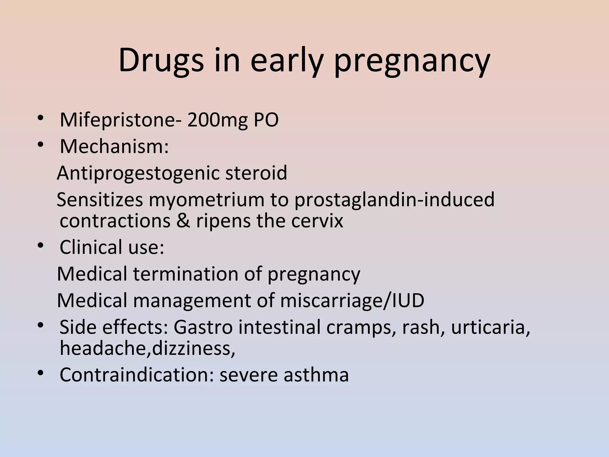 COMMON Drugs used in obstetric emergencies | PPT