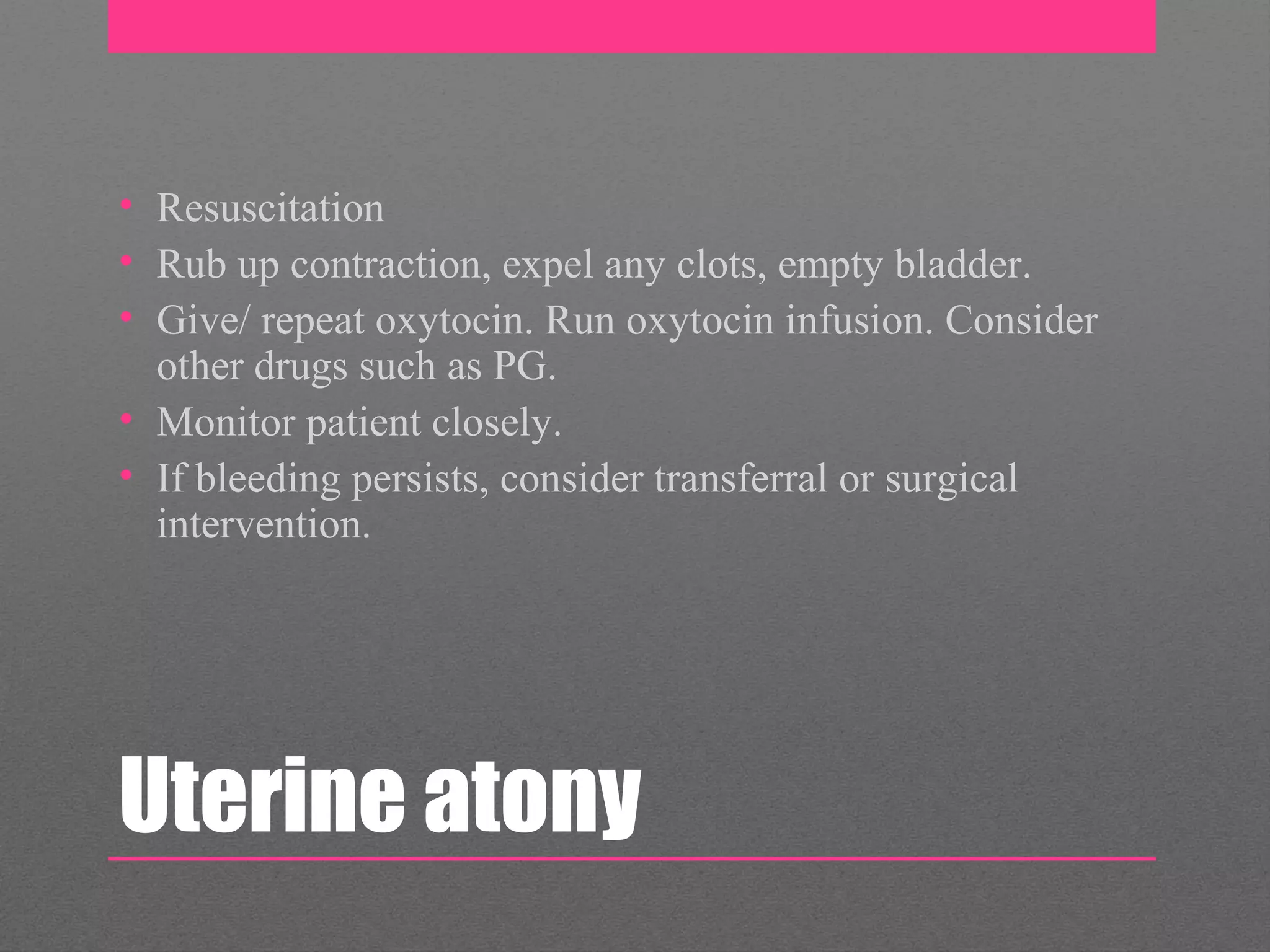 OBSTETRIC EMERGENCIES | PPT