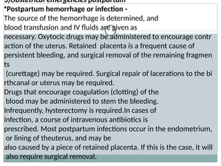 Obstetric Emergency and their management | PPTX