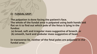 OBSTETRIC EXAMINATION.pptxhgghhhhhhhhhhhh | PPT