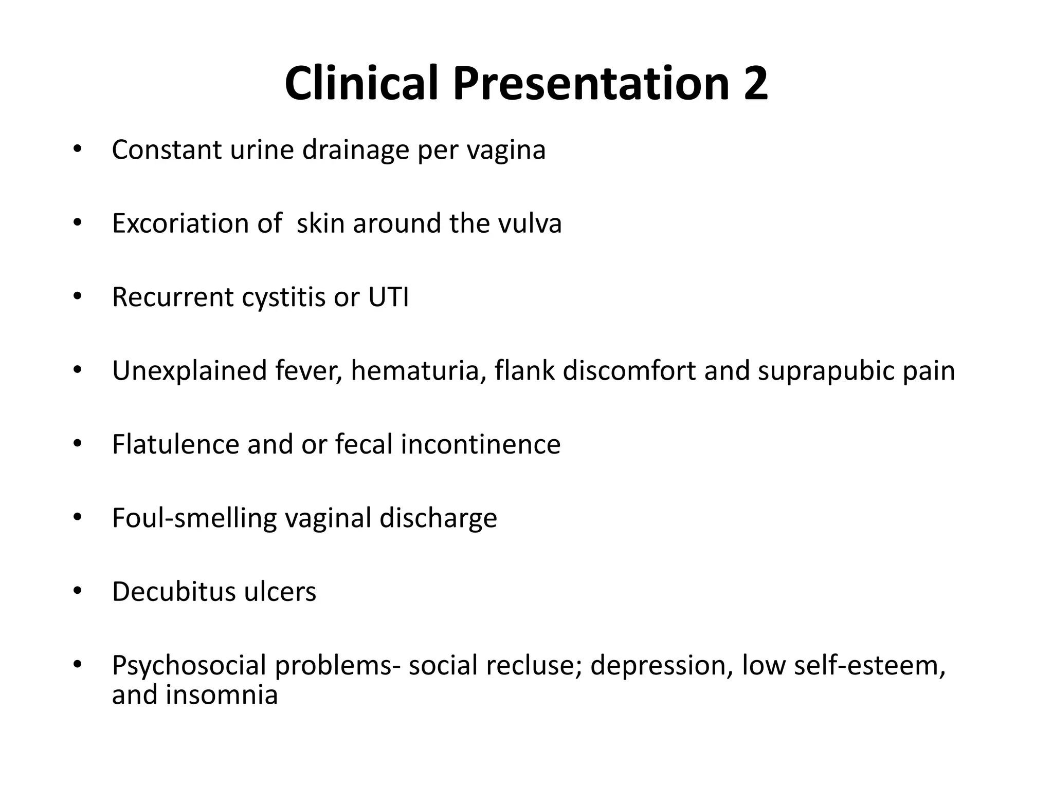 Obstetric fistula | PPTX