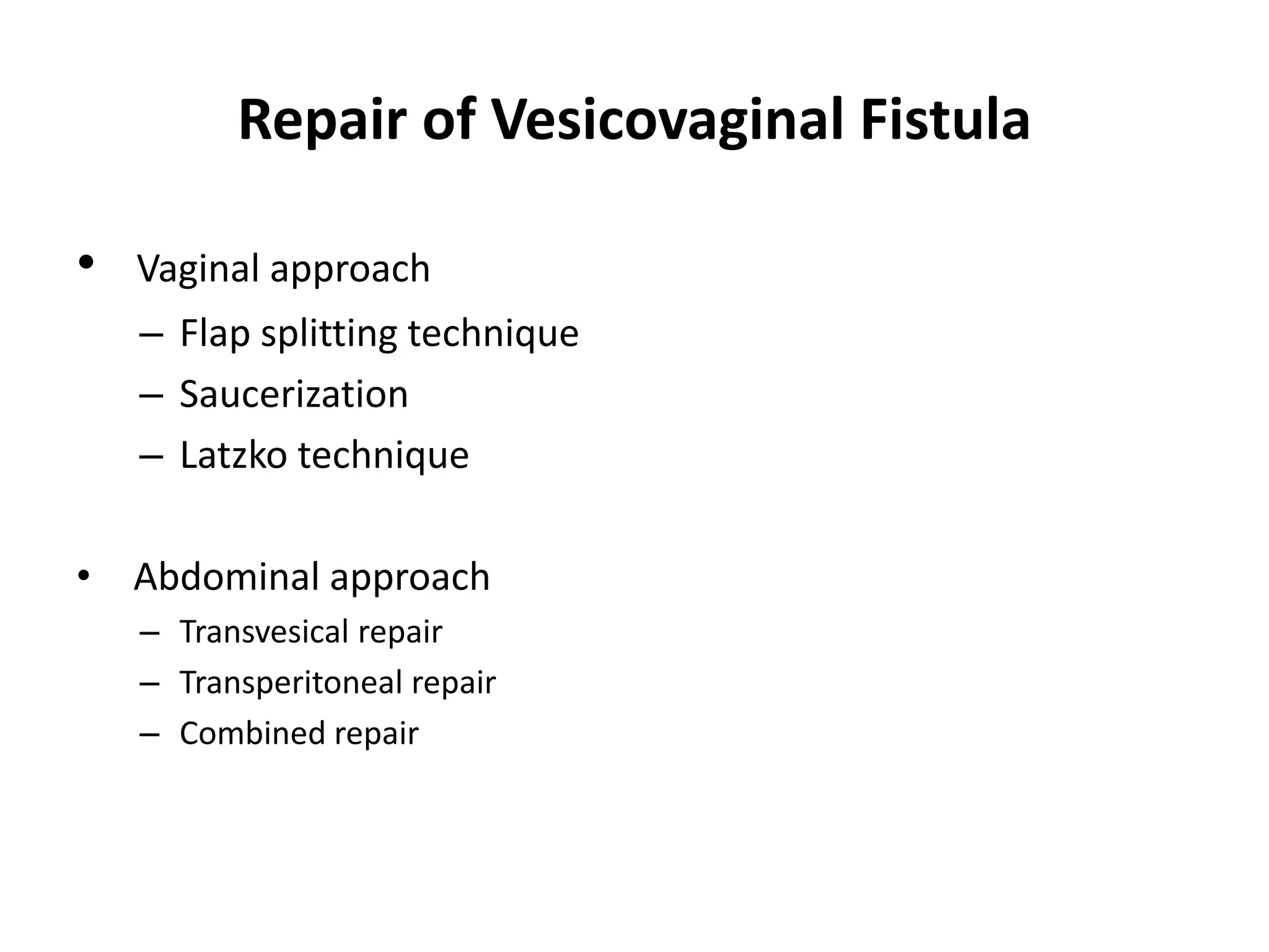Obstetric fistula | PPTX