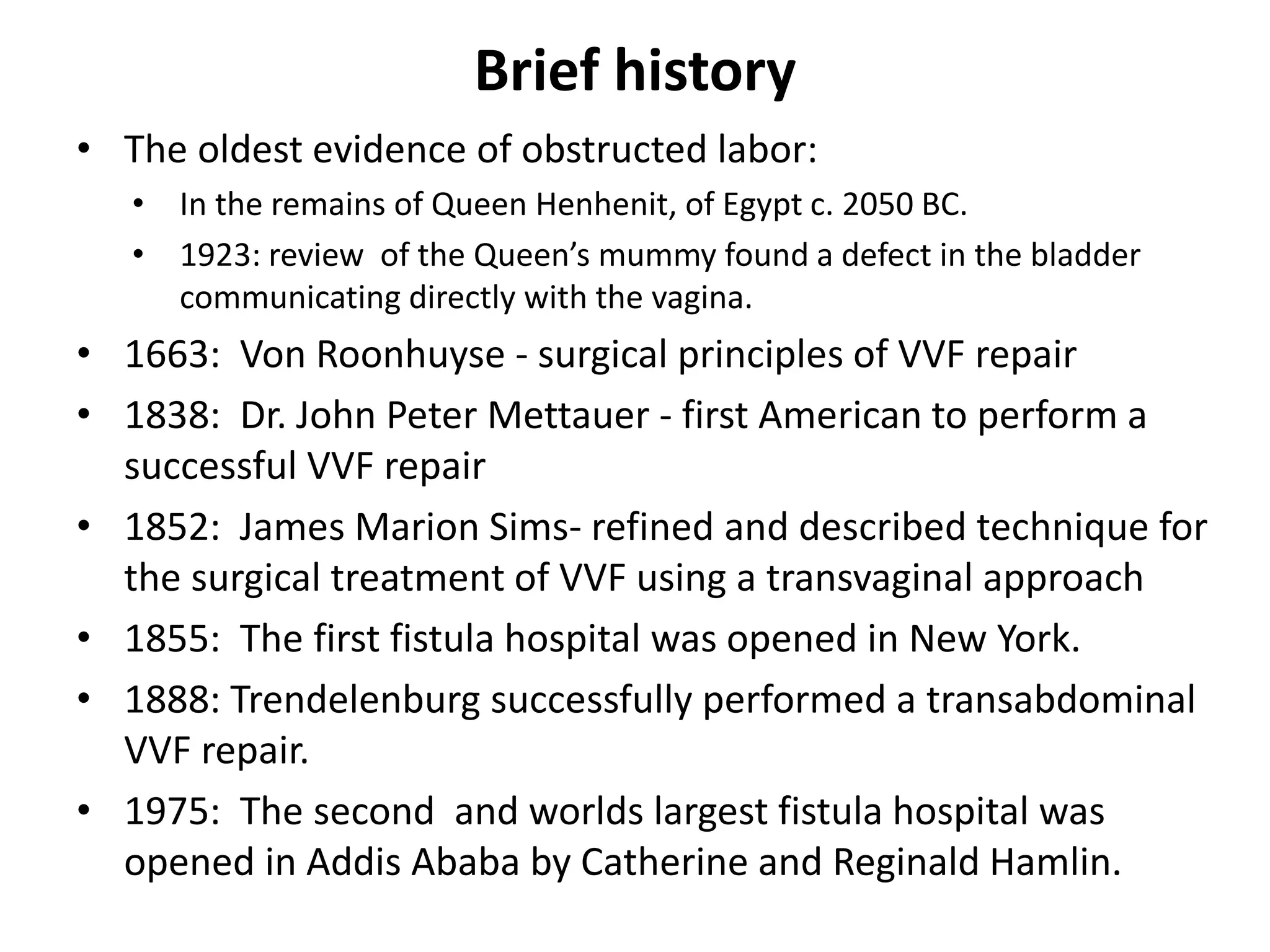 Obstetric fistula | PPTX