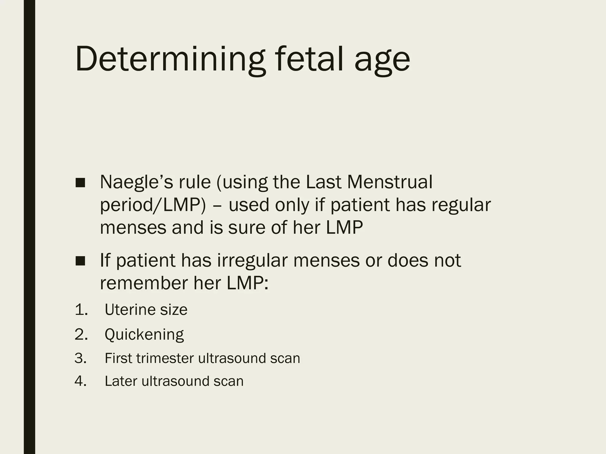 Obstetric history and pe dr ina irabon | PPT