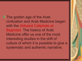 Obstetric in islamic and arab medicin historical perspective.ppt.b | PPT