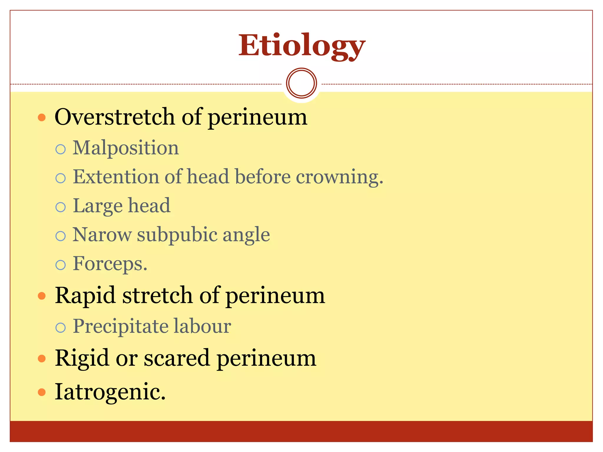 Obstetric injuries of genital system | PPTX