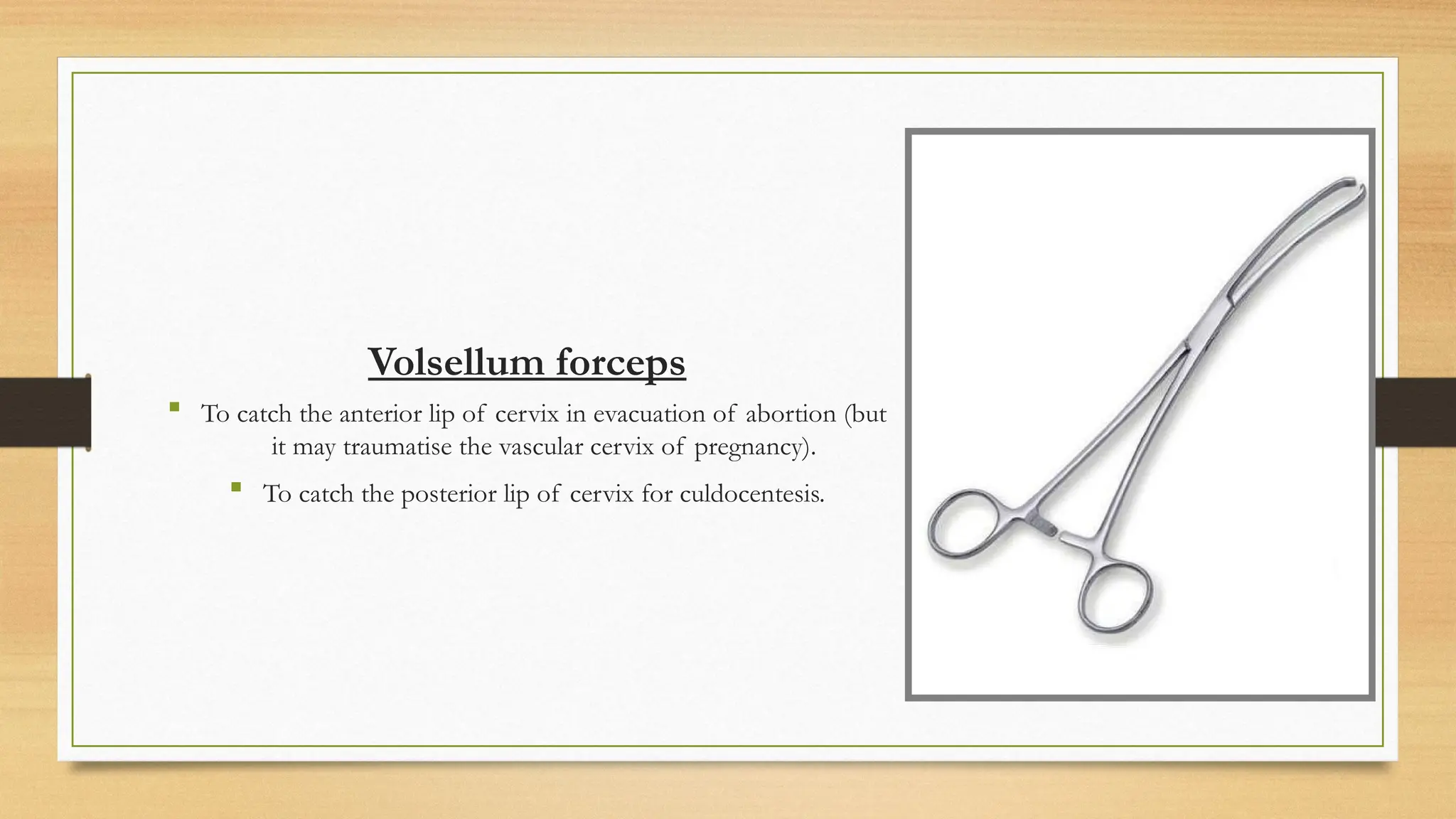OBSTETRIC INSTRUMENTS USED IN GYNECOLOGICAL SURGERIES | PPTX