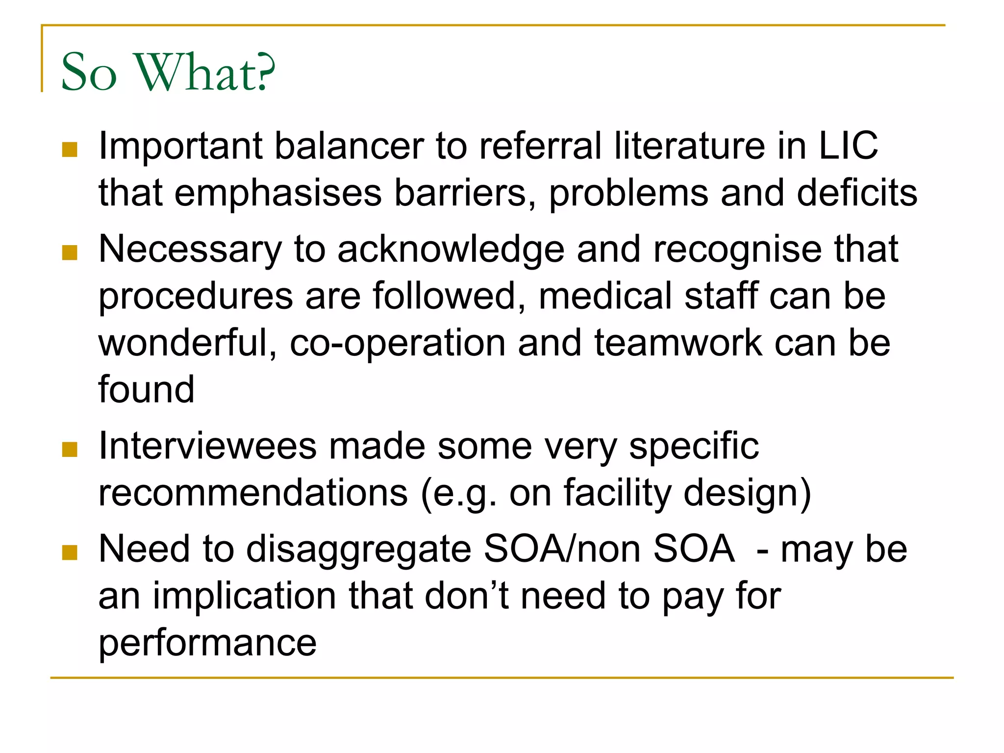 Obstetric Referral in the Cambodian Health System - What Works? | PPTX