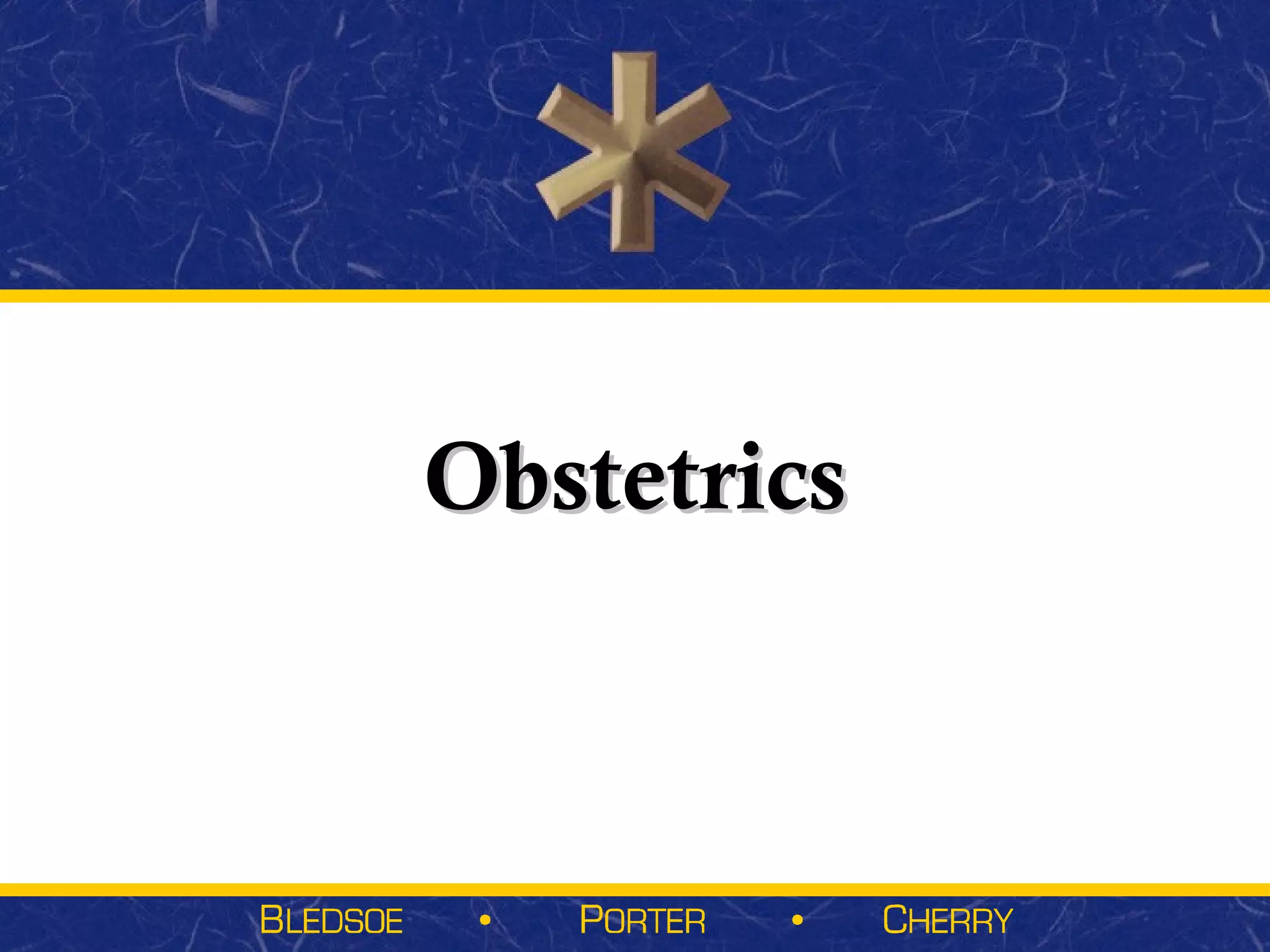 Obstetrics | PPT