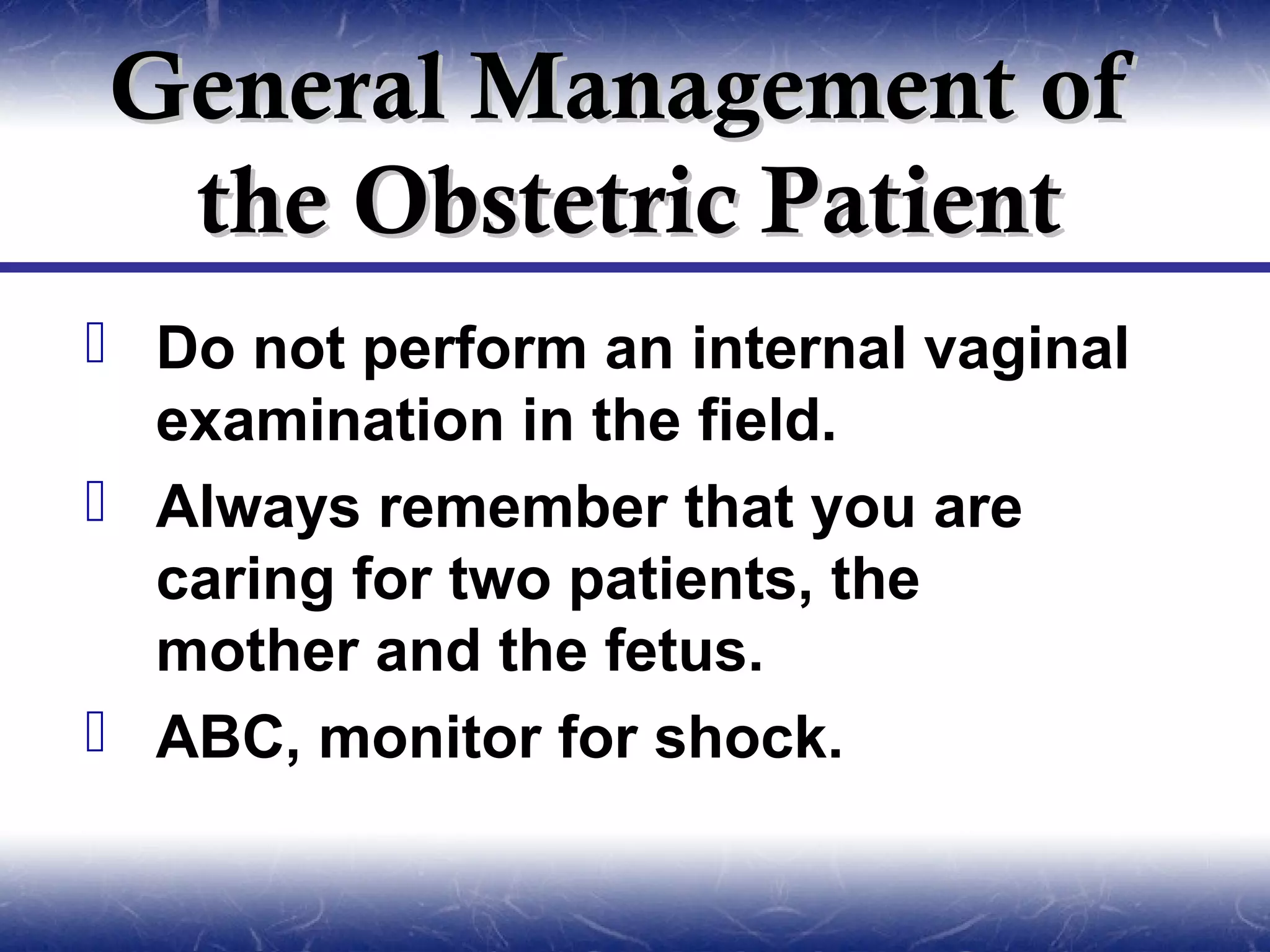 Obstetrics | PPT