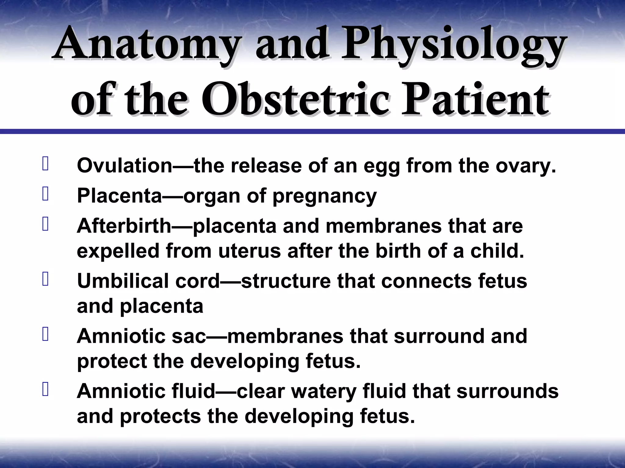 Obstetrics | PPT