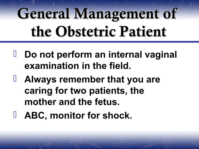 Obstetrics | PPT
