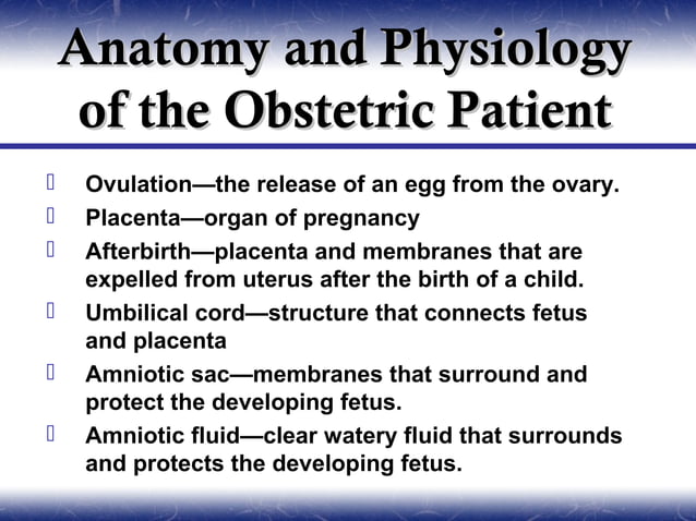 Obstetrics | PPT