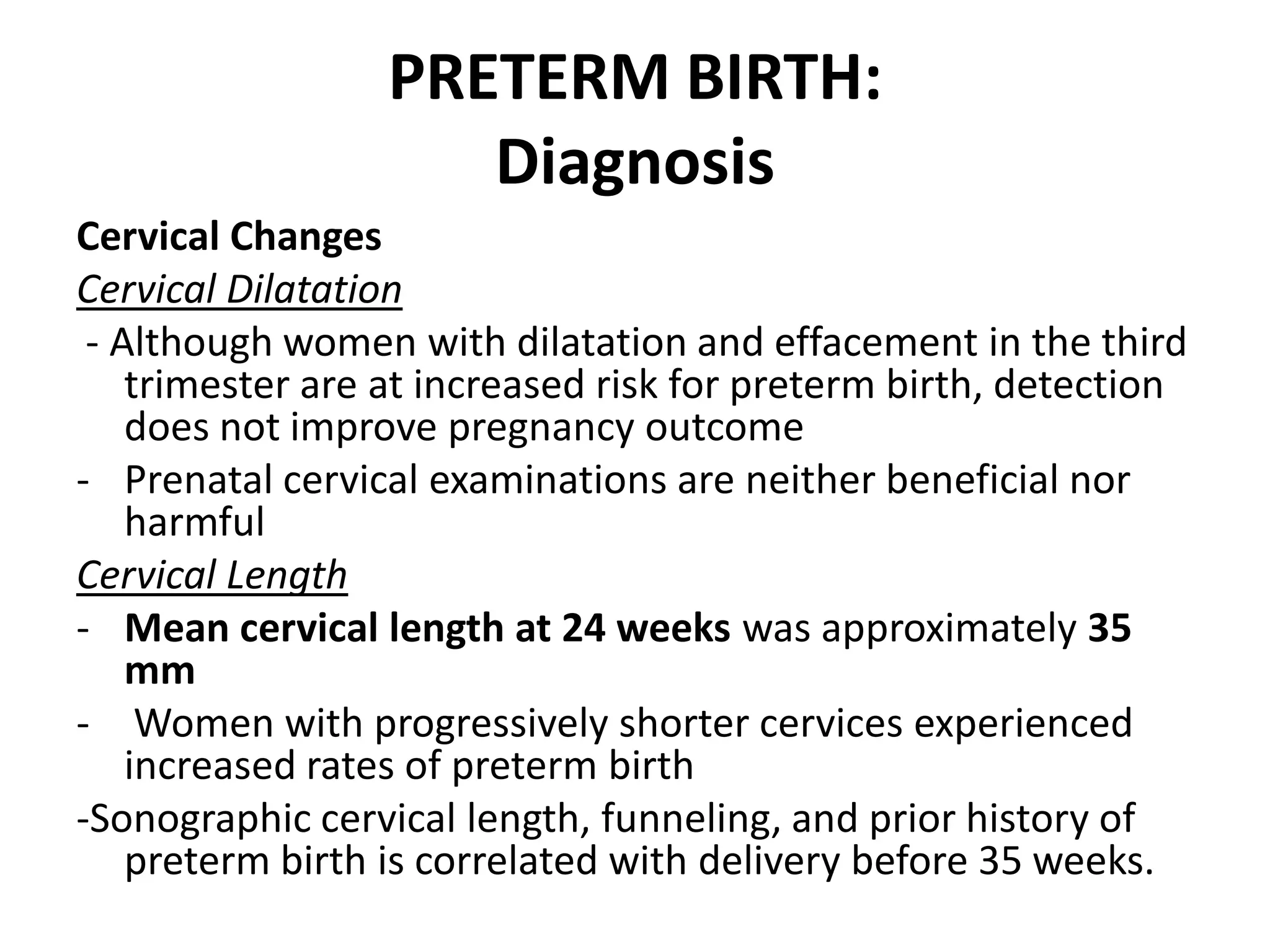Obstetrics-Preterm Birth | PDF