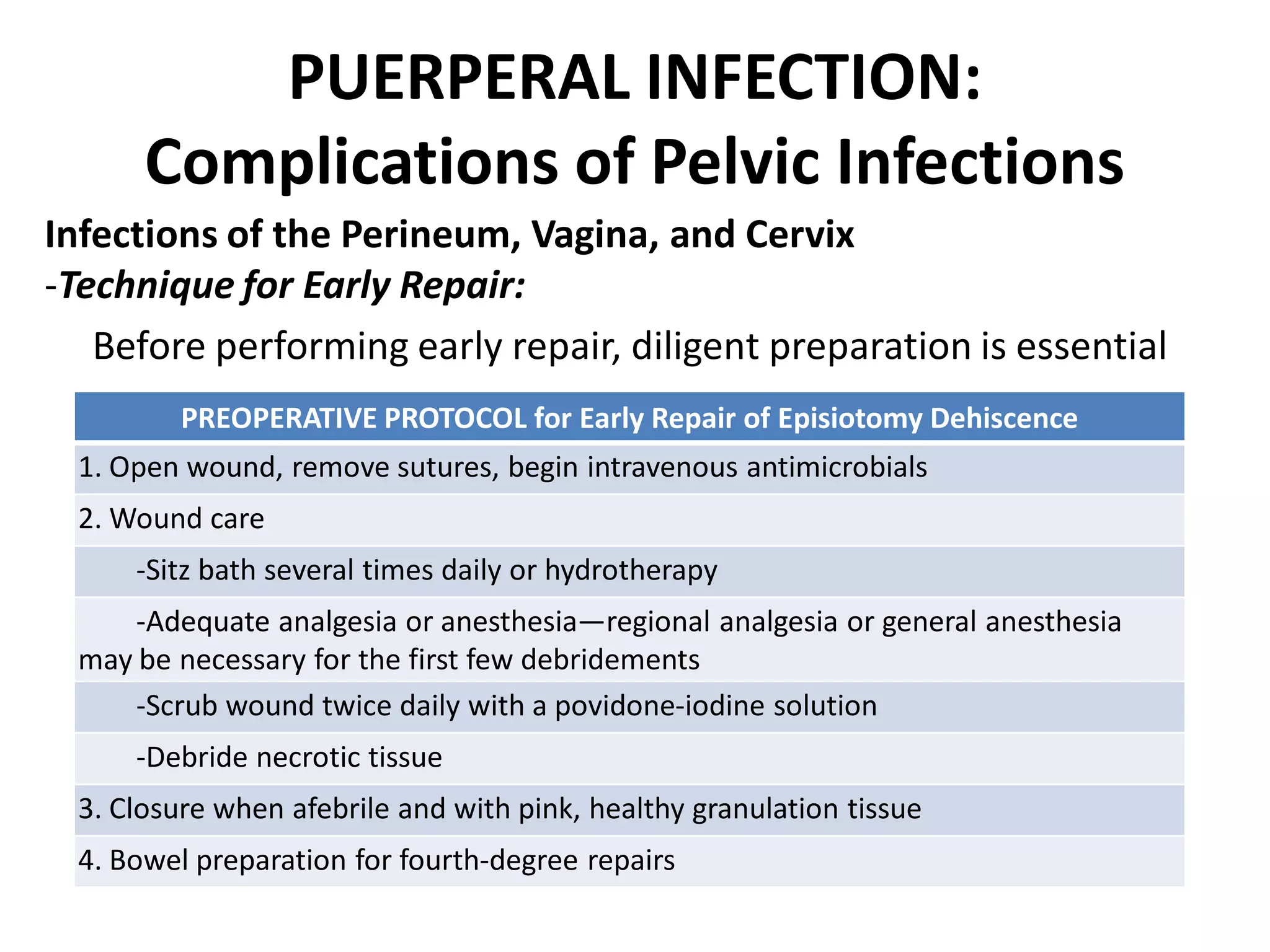 OBSTETRICS - Puerperal Infection | PDF
