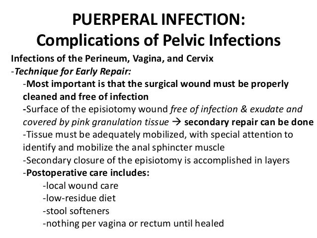 OBSTETRICS - Puerperal Infection