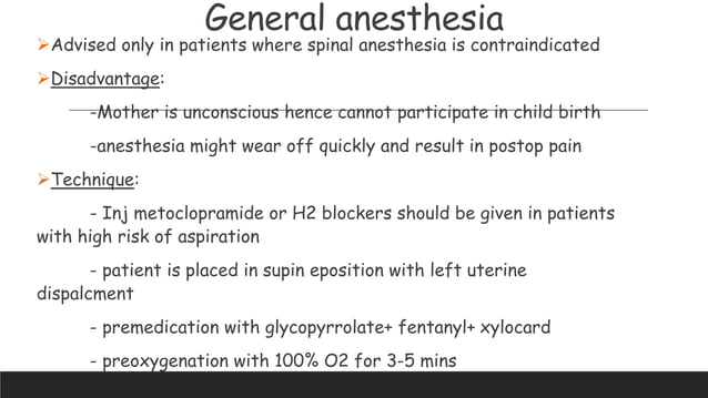 Obstetrics and anesthesia.ppt | Pregnancy | Reproductive Health