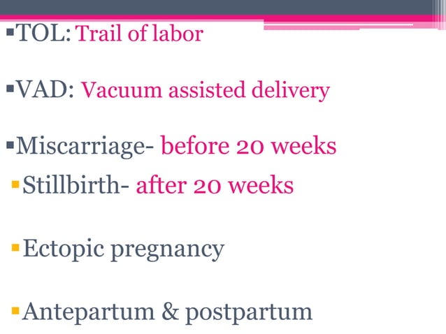 Obstetrics and gynaecology | PPTX | Pregnancy | Reproductive Health