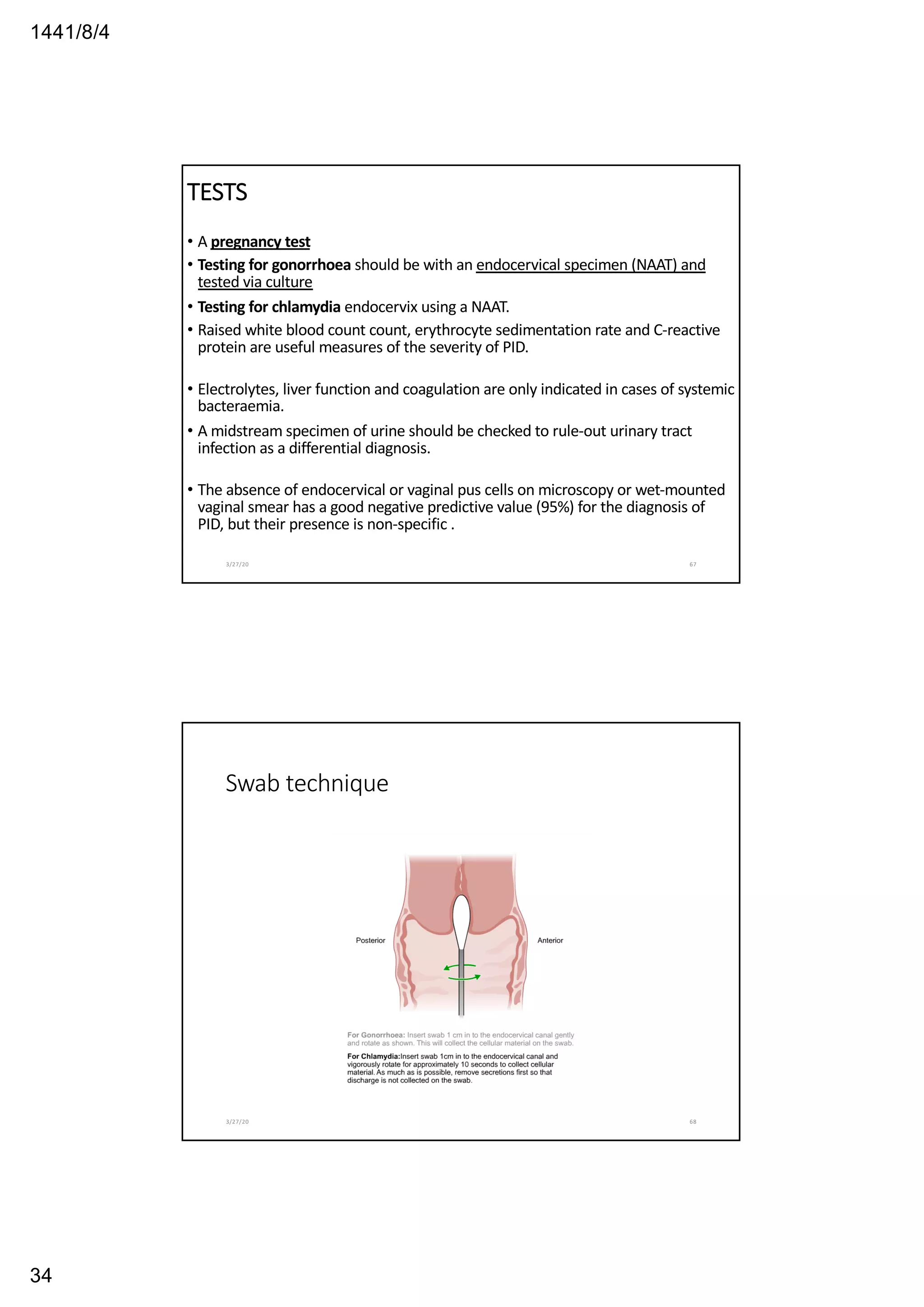 Obstetrics and gynaecology infections 2 | PDF