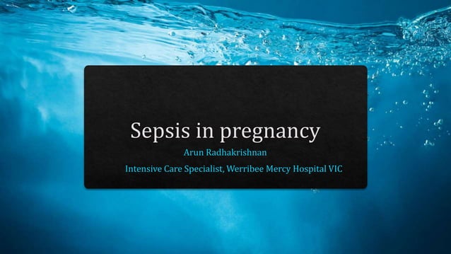 Obstetric sepsis | PPT