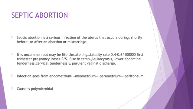 Obstetric sepsis presentation by Dr. ranjana khanna. | PPT