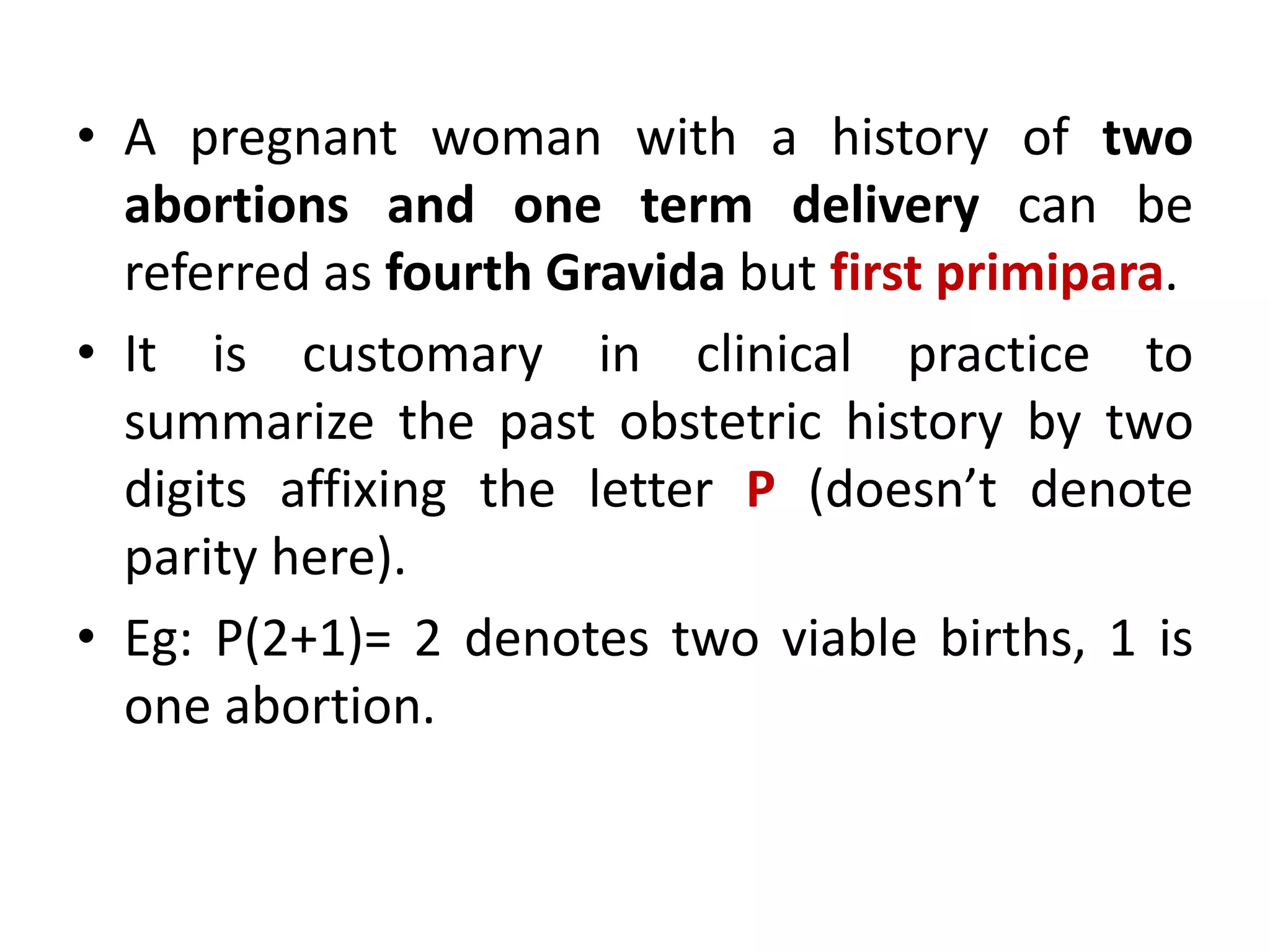 Obstetrics History taking/ Examination | PPTX