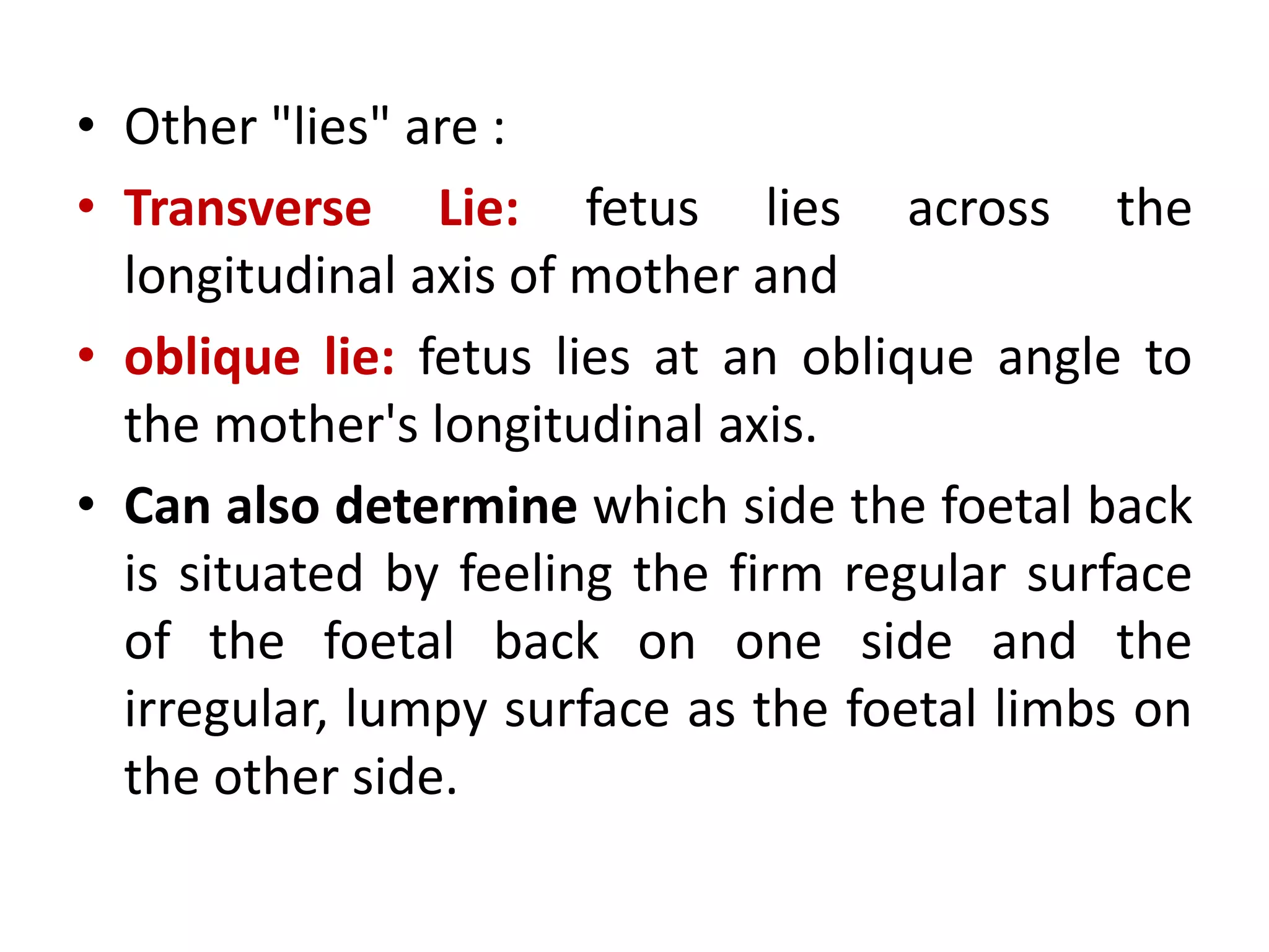 Obstetrics History taking/ Examination | PPTX