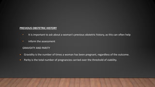 Obstetrics Gynaecological History Taking.pptx