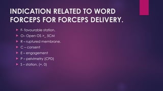 OBSTETRICS OPERATIONS presentation shows operative procedure | PPTX